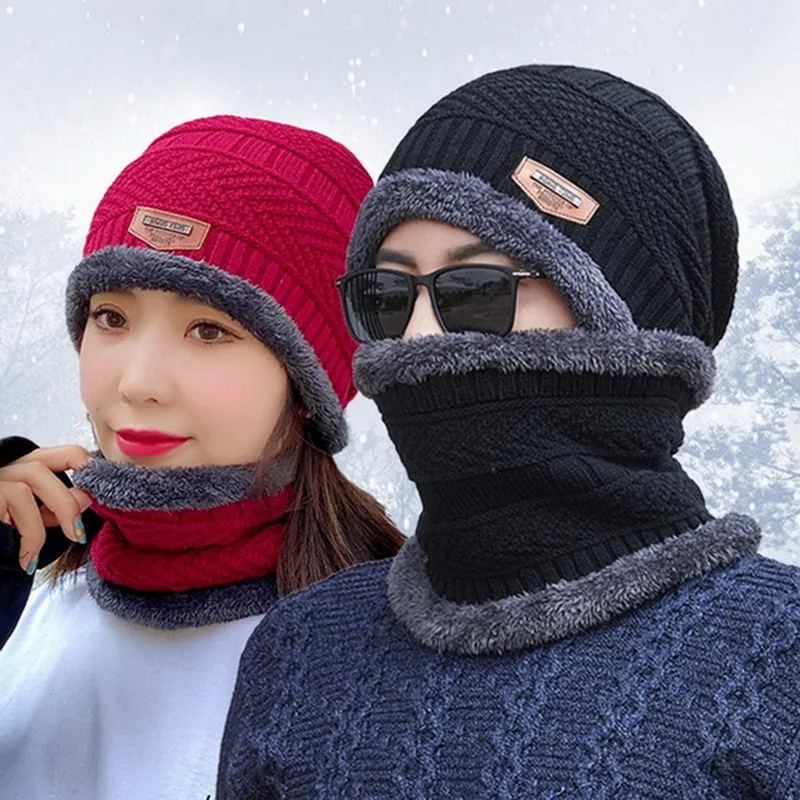 Woolen Topi And Neck Warmer | Winter Combo Wollen Topi & Scarf Set ...
